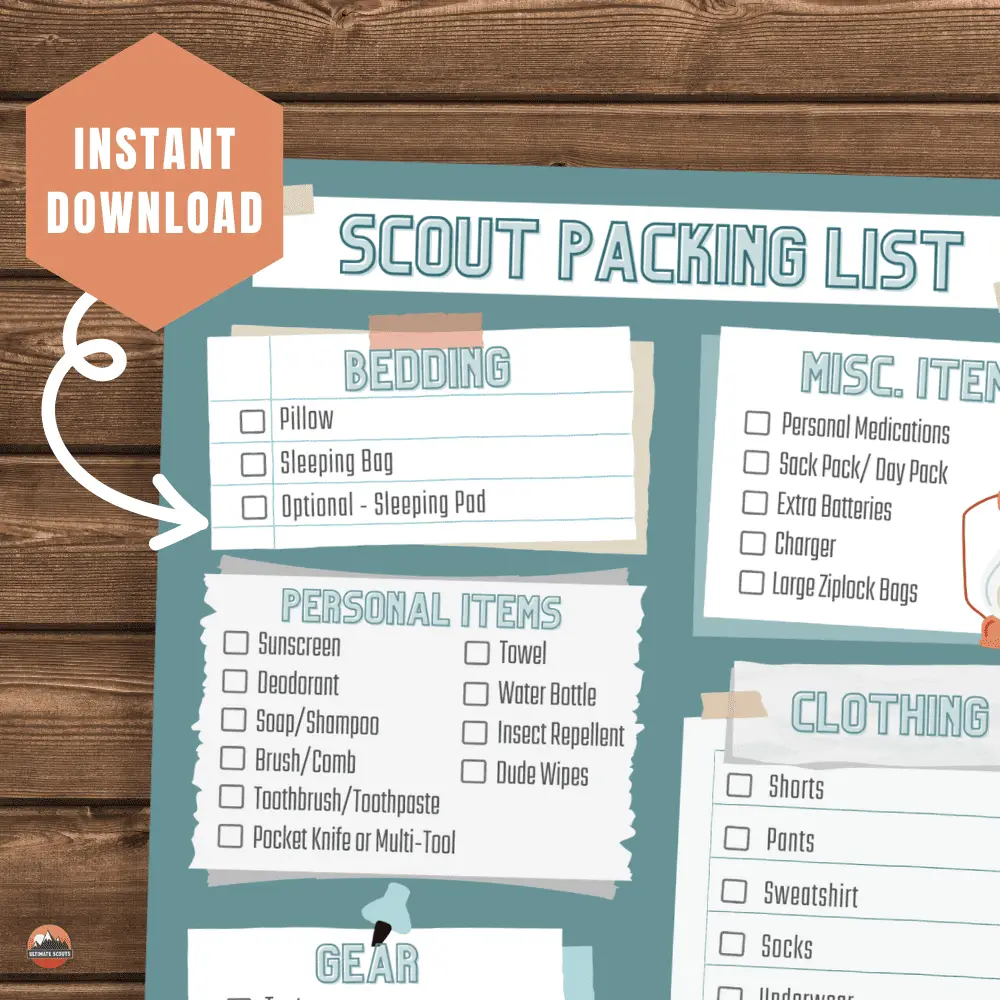 Scout Camp Packing List Ultimate Scouts scout-camp-packing-list-ultimate-scouts