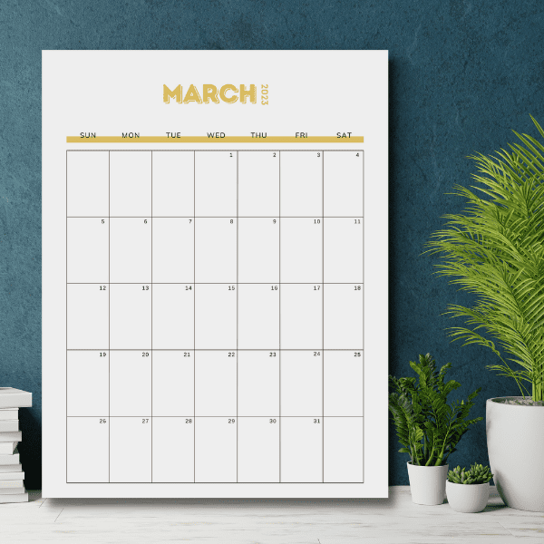 2023 Portrait Printable Calendar Digital Calendar Sunday Start 2023 Portrait Printable Calendar Digital Calendar Sunday Start