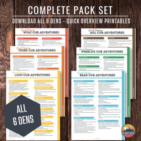 Complete Set of Scout Adventures – Quick Overview – Ultimate Scouts