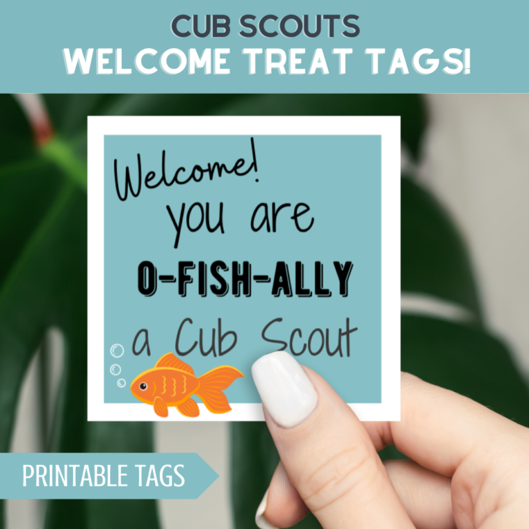 Cub Scout Treat Tags – Complete Set of 7 + FREE BONUS – Ultimate Scouts