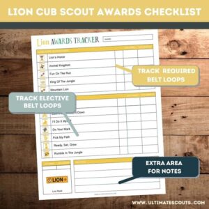 Ultimate Guide To Lion Cub Scout Awards Checklist (Free Printable ...