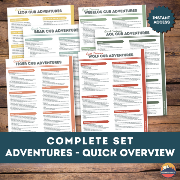 Complete Set of Scout Adventures – Quick Overview – Ultimate Scouts
