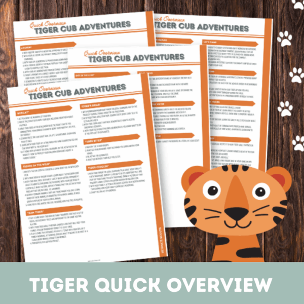 Tiger Starter Kit: All-In-One Printable Set – Ultimate Scouts